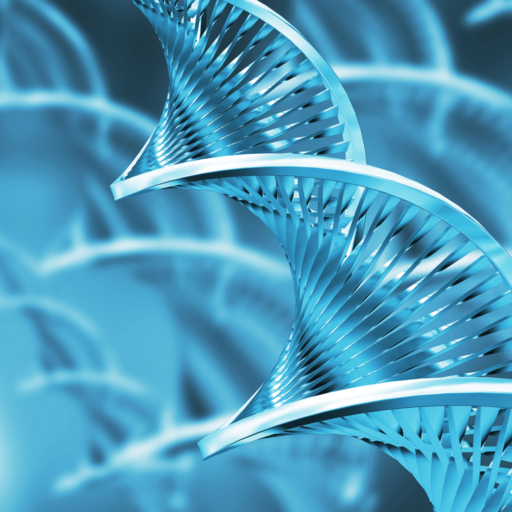 3d Dna Double Helix - 1024x1024 Wallpaper - teahub.io
