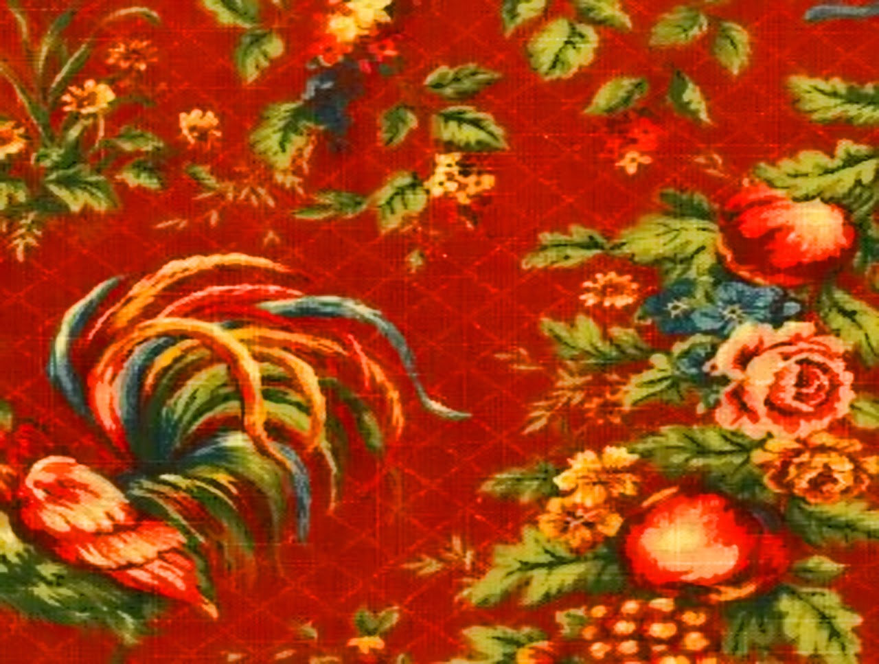 Red French Country Fabric - 1280x967 Wallpaper - teahub.io
