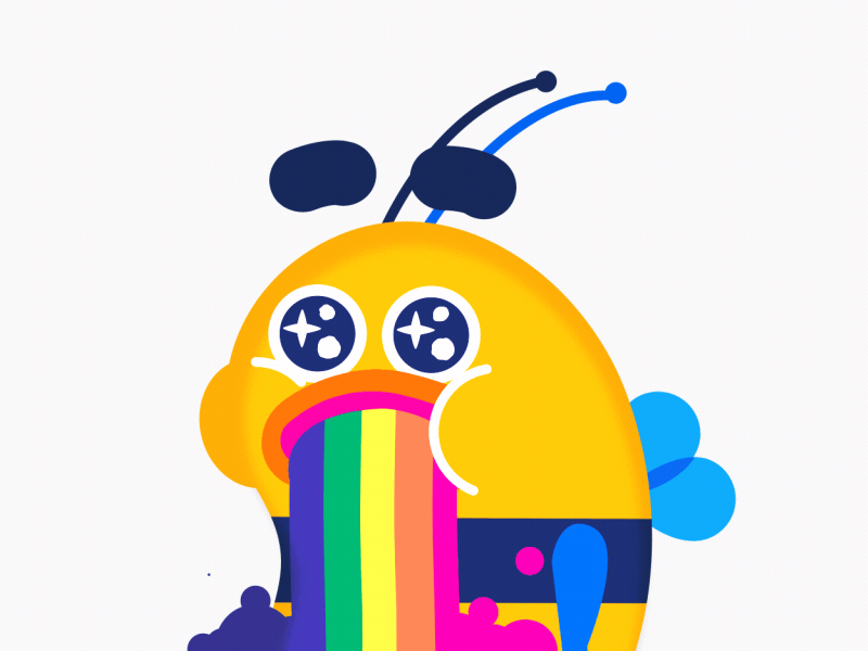 Zzz, Zzz Gifs - Buzzy Bee Animated - 800x600 Wallpaper - teahub.io