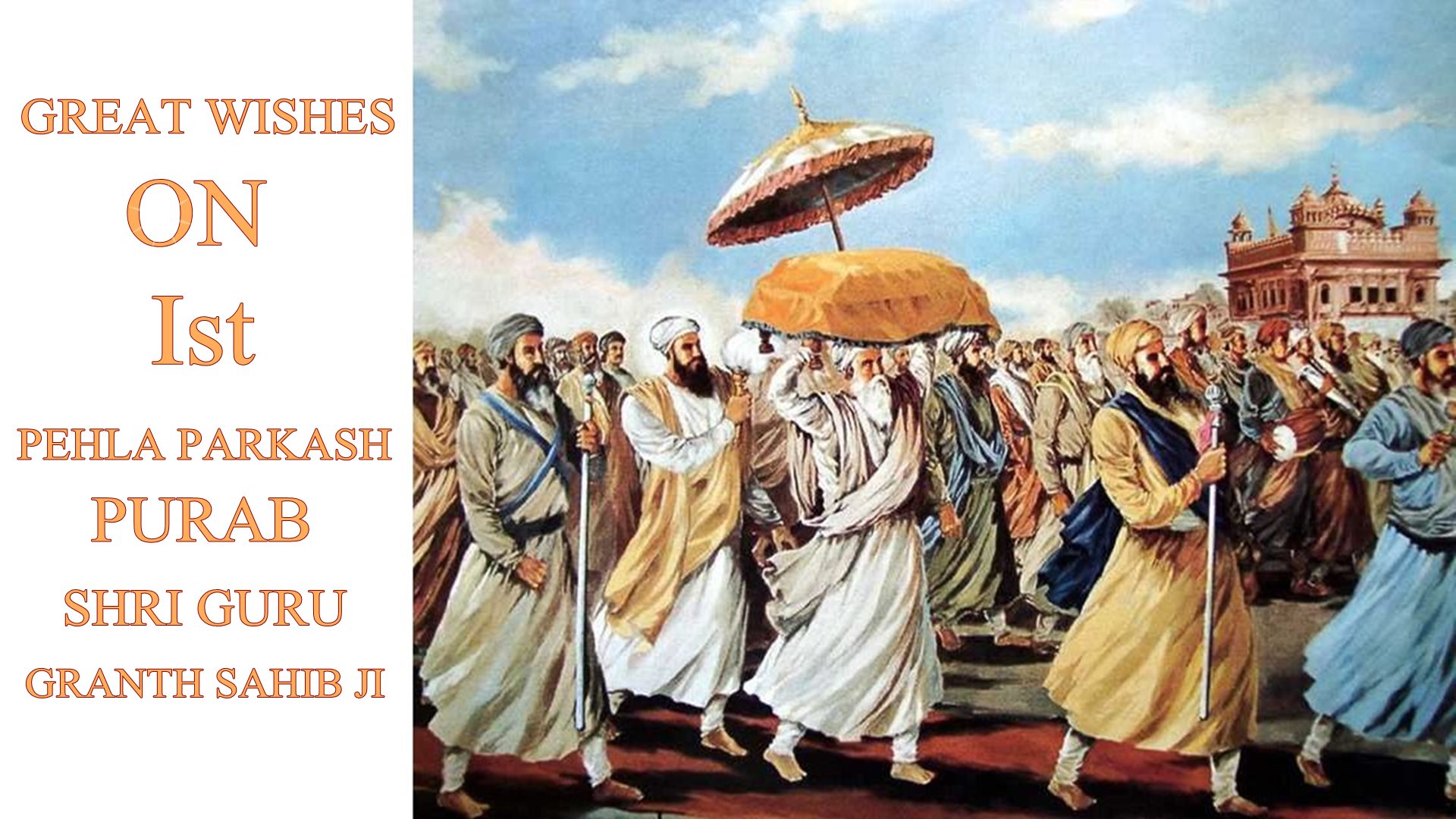 Guru Granth Sahib Parkash Utsav - 1920x1080 Wallpaper - teahub.io