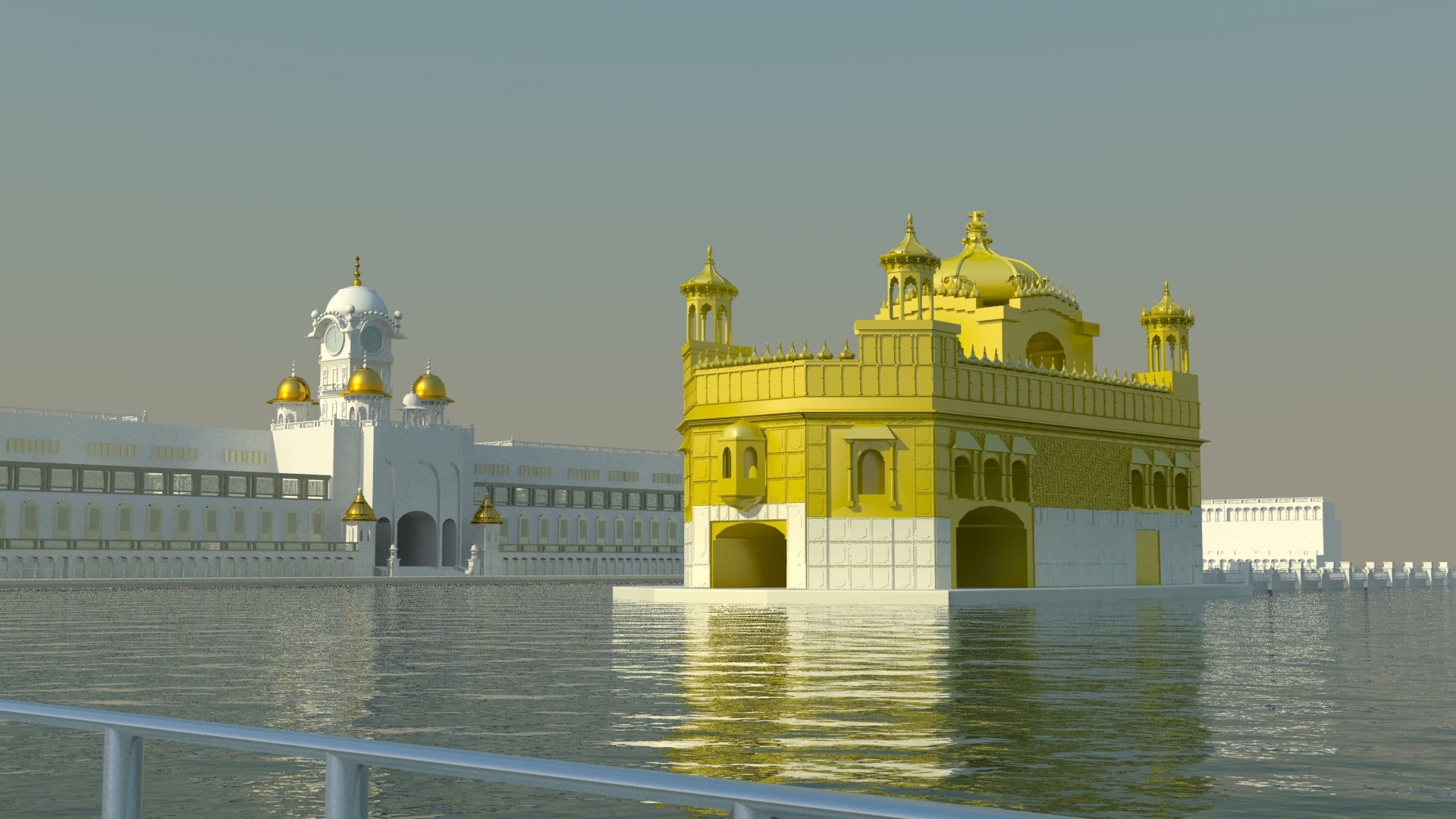 Golden Temple 3d Model - 1920x1080 Wallpaper - teahub.io