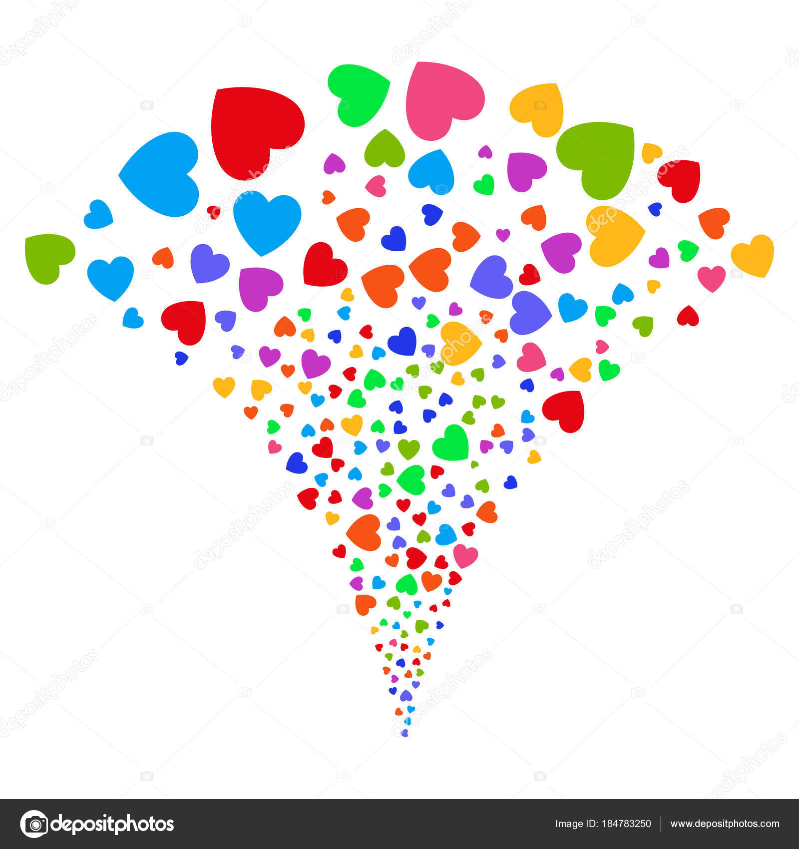 Multi Color Love Symbols - 1600x1700 Wallpaper - teahub.io