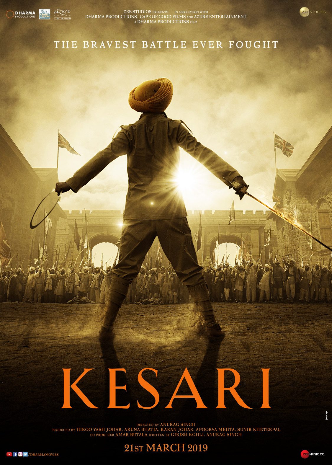 Kesari Movie Hd Poster - 1125x1575 Wallpaper - teahub.io