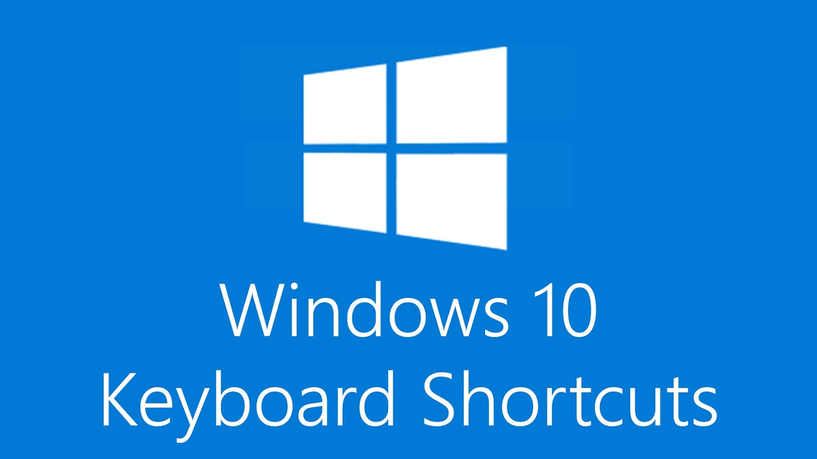 Windows 10 Key Shortcuts - 1600x900 Wallpaper - teahub.io
