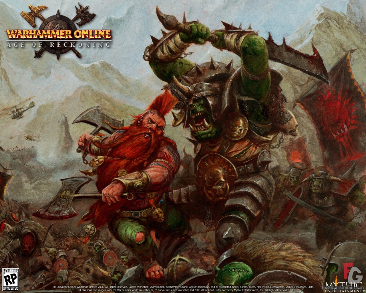 View Media - Warhammer Orc Vs Warcraft Orc - 1280x1024 Wallpaper ...