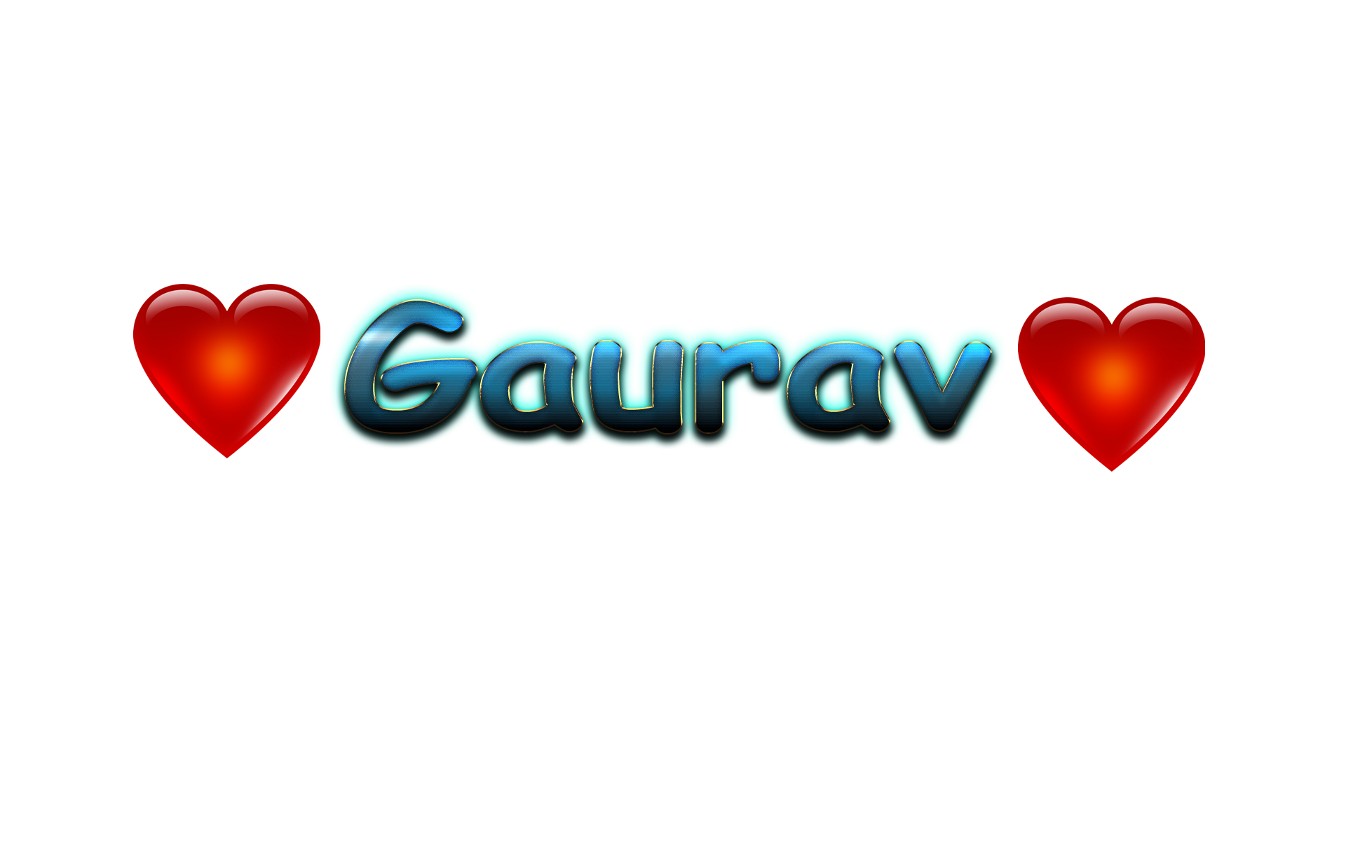 Gaurav Love Name Heart Design Png - Heart - 1920x1200 Wallpaper - teahub.io