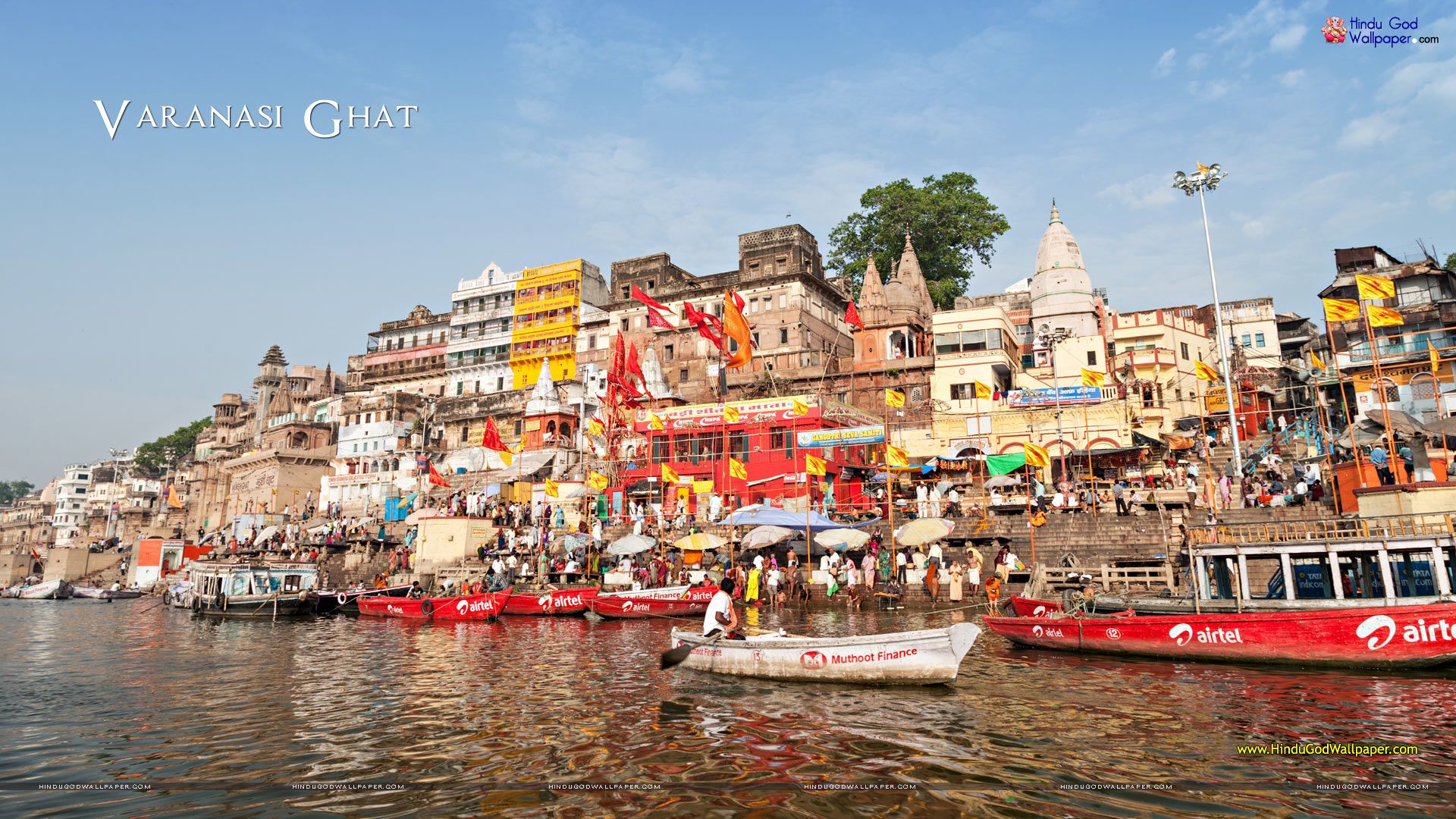 Ghats In Varanasi - 1920x1080 Wallpaper - teahub.io