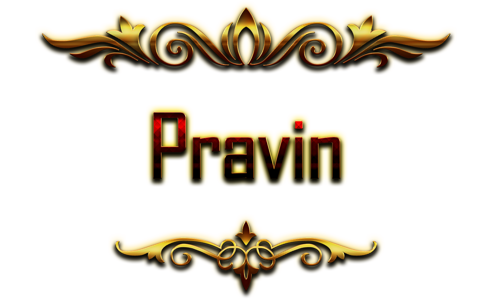 Pravin Decorative Name Png - Hunter Name - 1621x981 Wallpaper - teahub.io