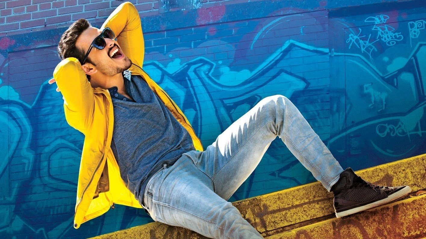 Stylish Akhil Akkineni Photoshoot Hd - 1415x795 Wallpaper - teahub.io