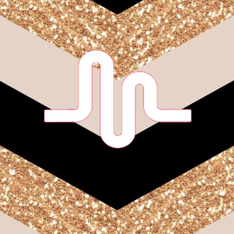 Tik Tok Logo Gold - 750x750 Wallpaper - teahub.io