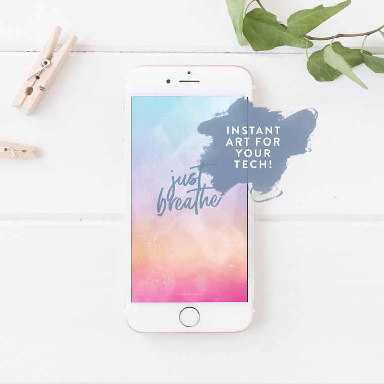 Just Breathe Iphone Wallpaper - St Andrews Christmas Novena Lockscreen ...