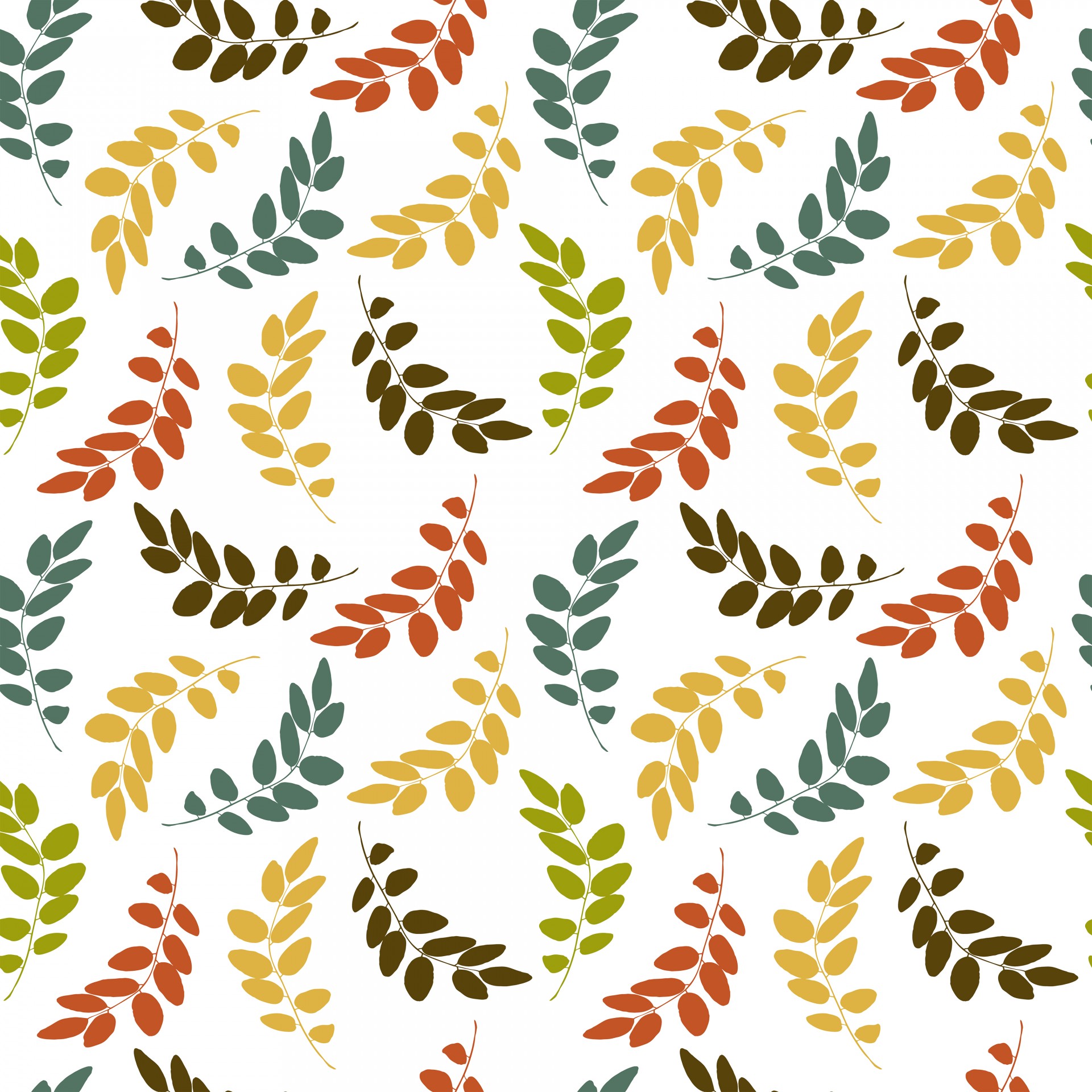 Leaf Leaves Seamless Free Photo - Pattern Design Leaves - 1920x1920 ...