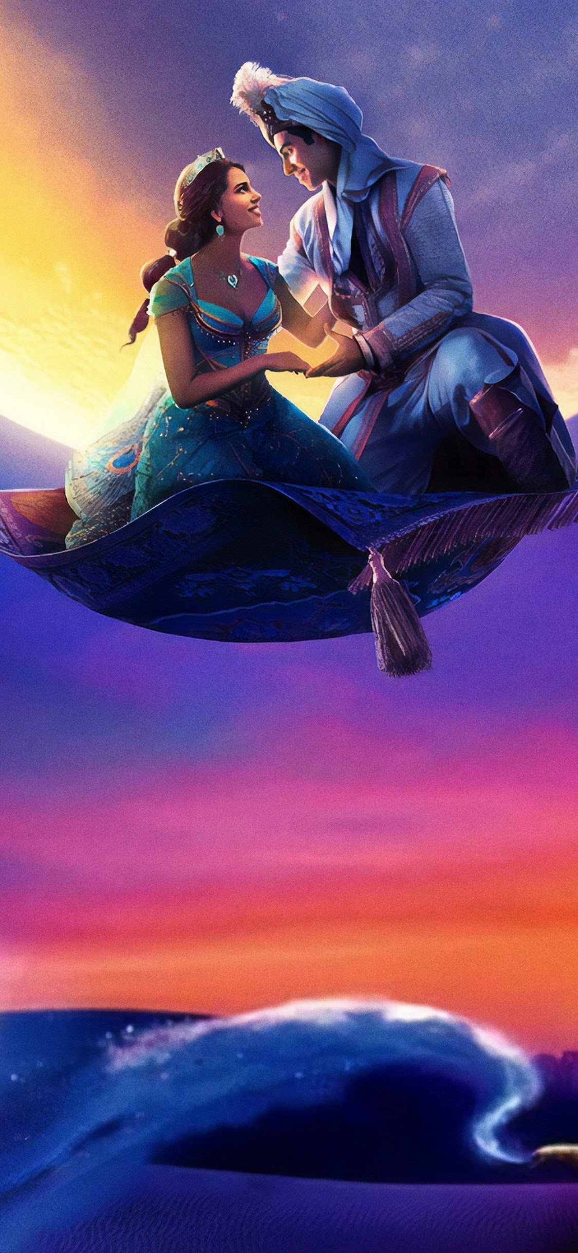 Aladdin 2019 Genie Jasmine Aladdin 4k Aladdin Movie Wallpaper