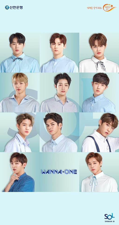 Shinhan Bank Wanna One - 510x960 Wallpaper - teahub.io