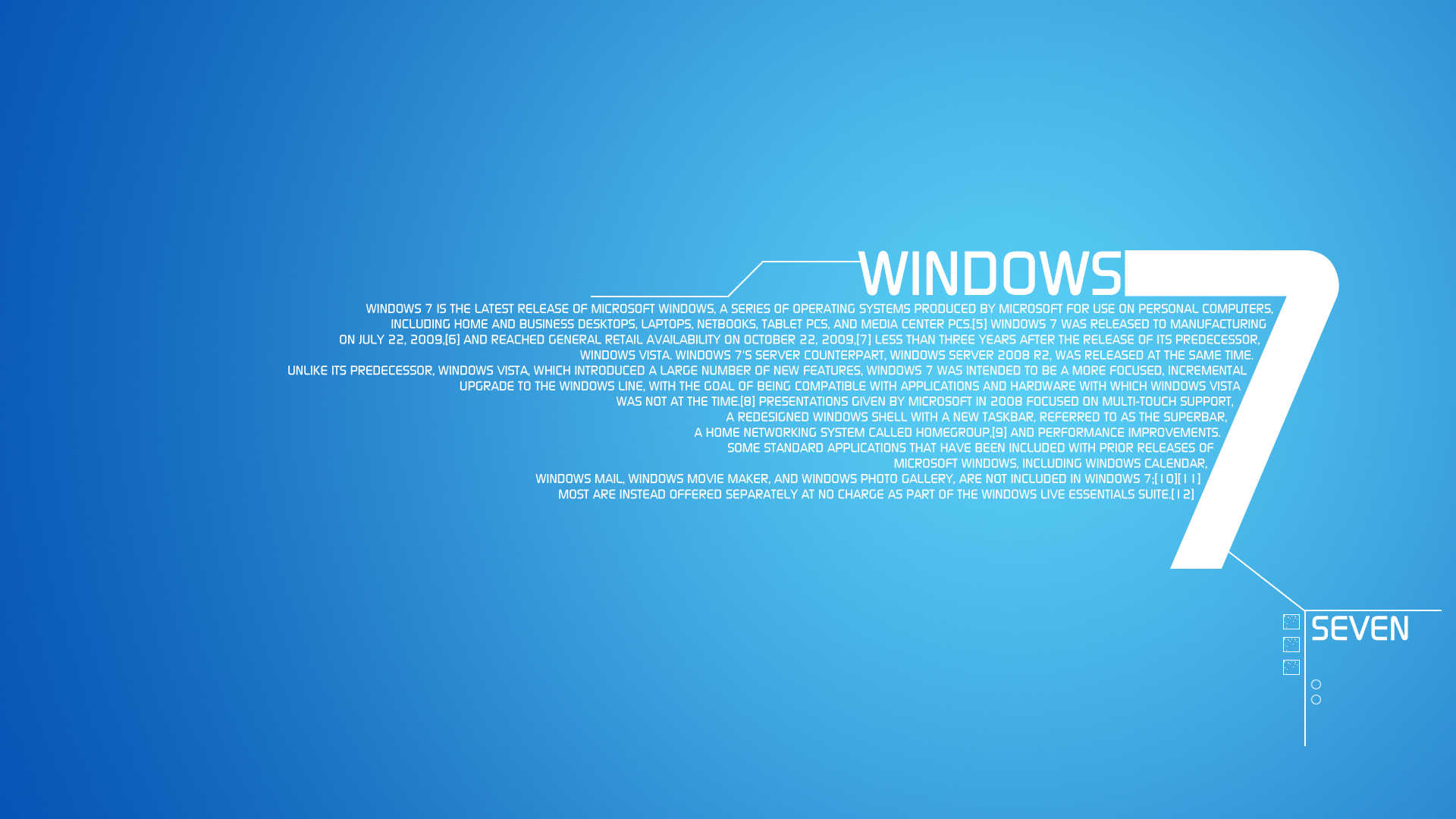 Windows 7 Wallpaper - Windows 7 Wallpaper Blue - 1920x1080 Wallpaper ...