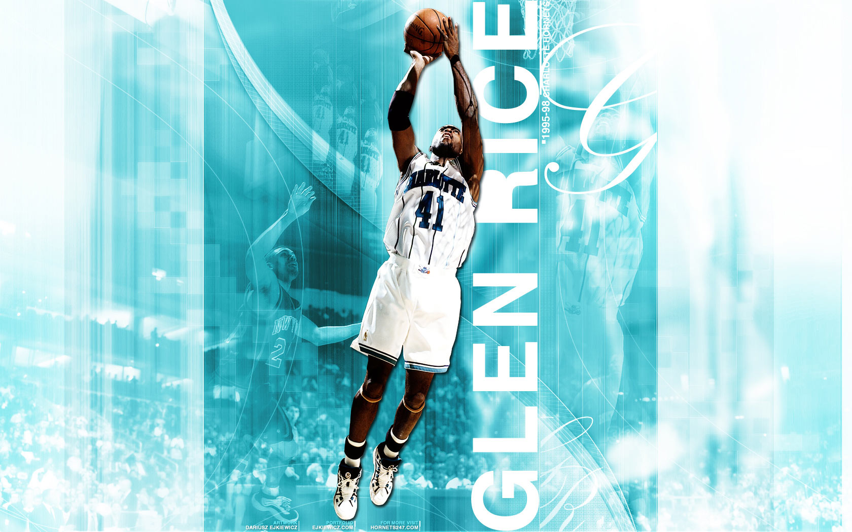 Glen Rice Hornets Widescreen Wallpaper - Glen Rice Hornets - 1680x1050 ...