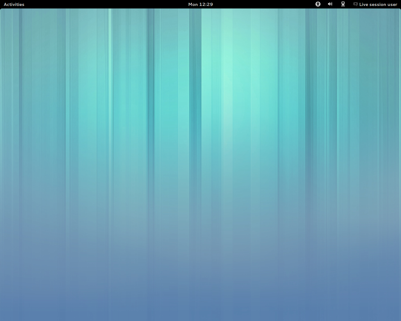 The Ubuntu Gnome Shell Desktop With Default Wallpaper - Gnome Default ...