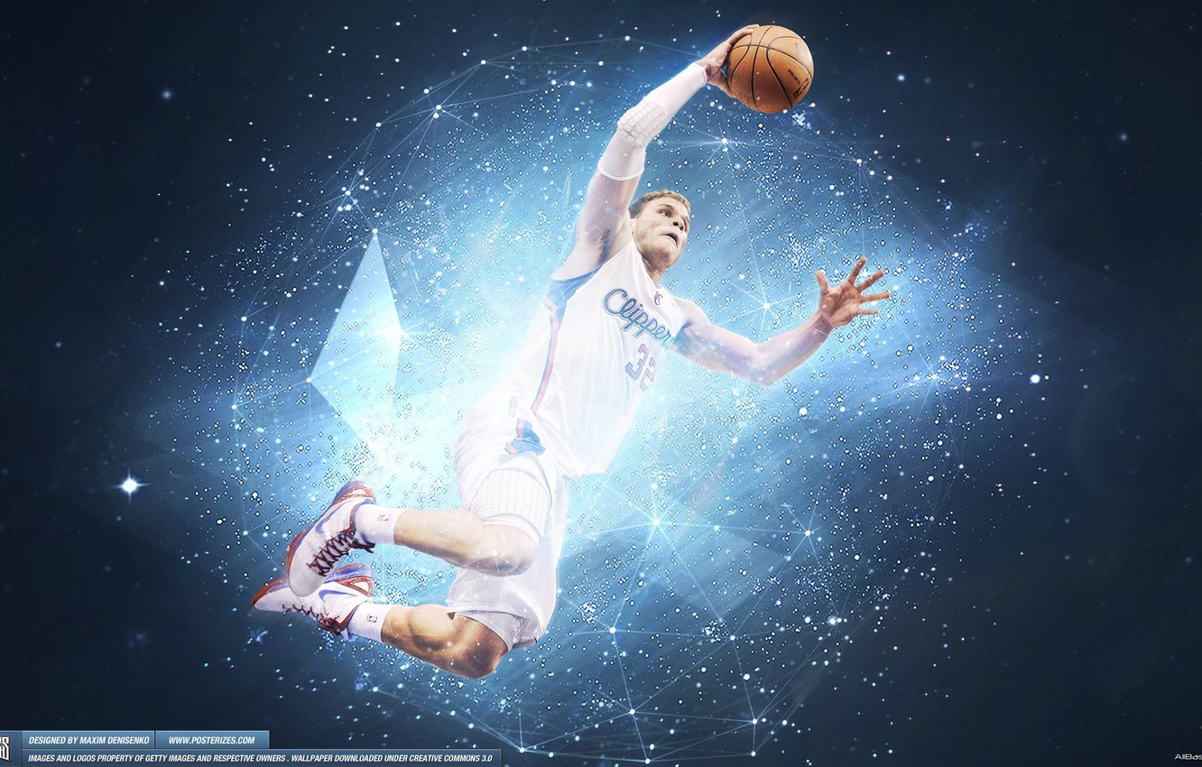 Photo Wallpaper Basketball, Flying, Nba, Los Angeles - Wallpaper ...