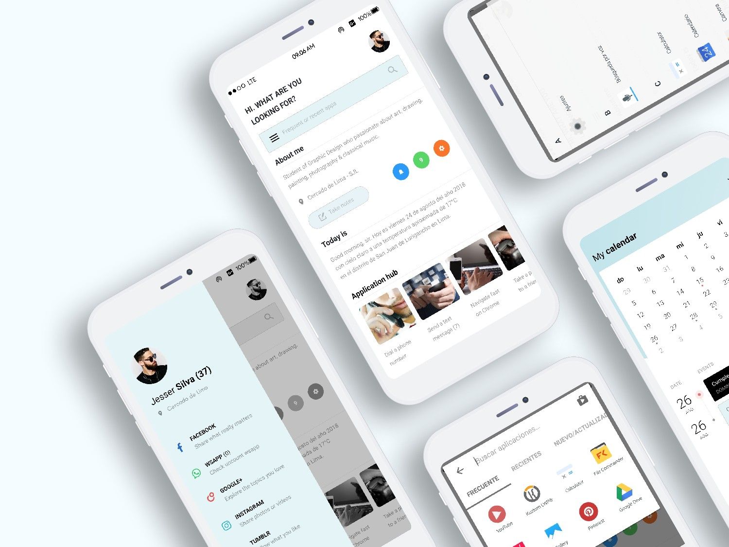 Klwp Homescreen Design - 1500x1125 Wallpaper - teahub.io