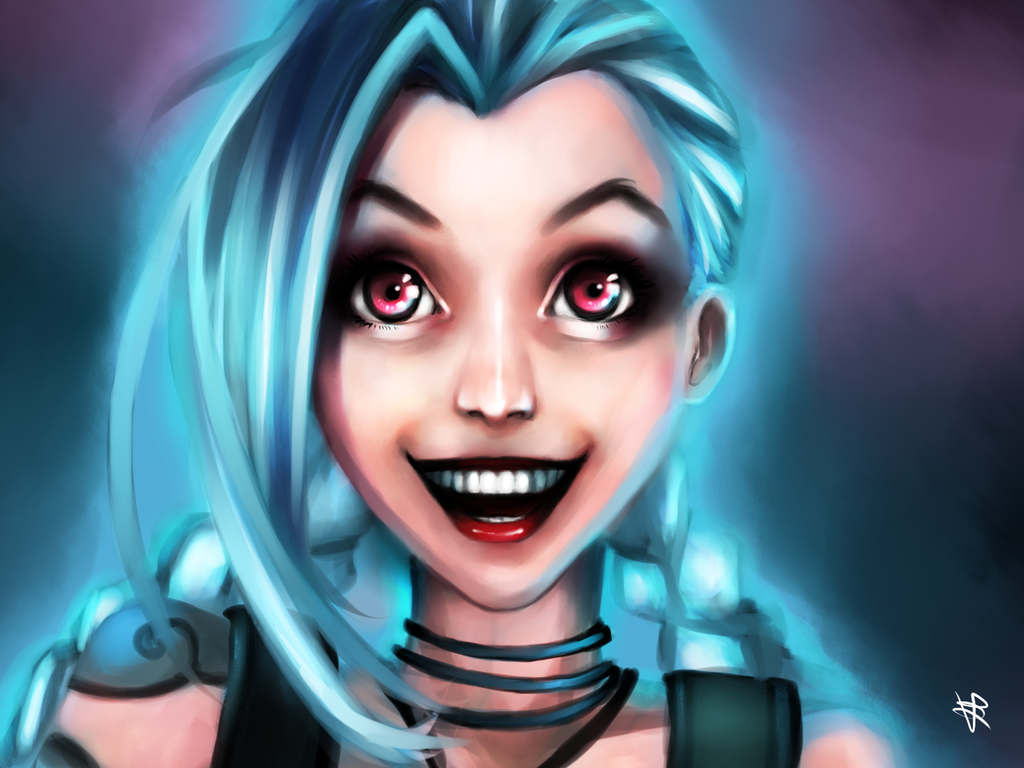 Jinx - Jinx League Of Legends Face - 1024x768 Wallpaper - teahub.io