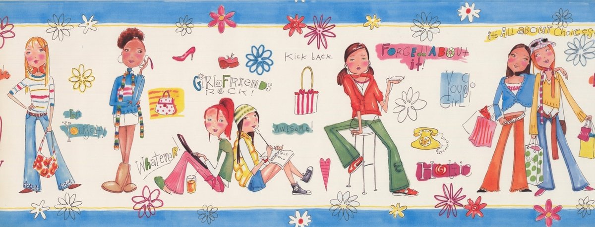 Teen Boy Wallpaper Border