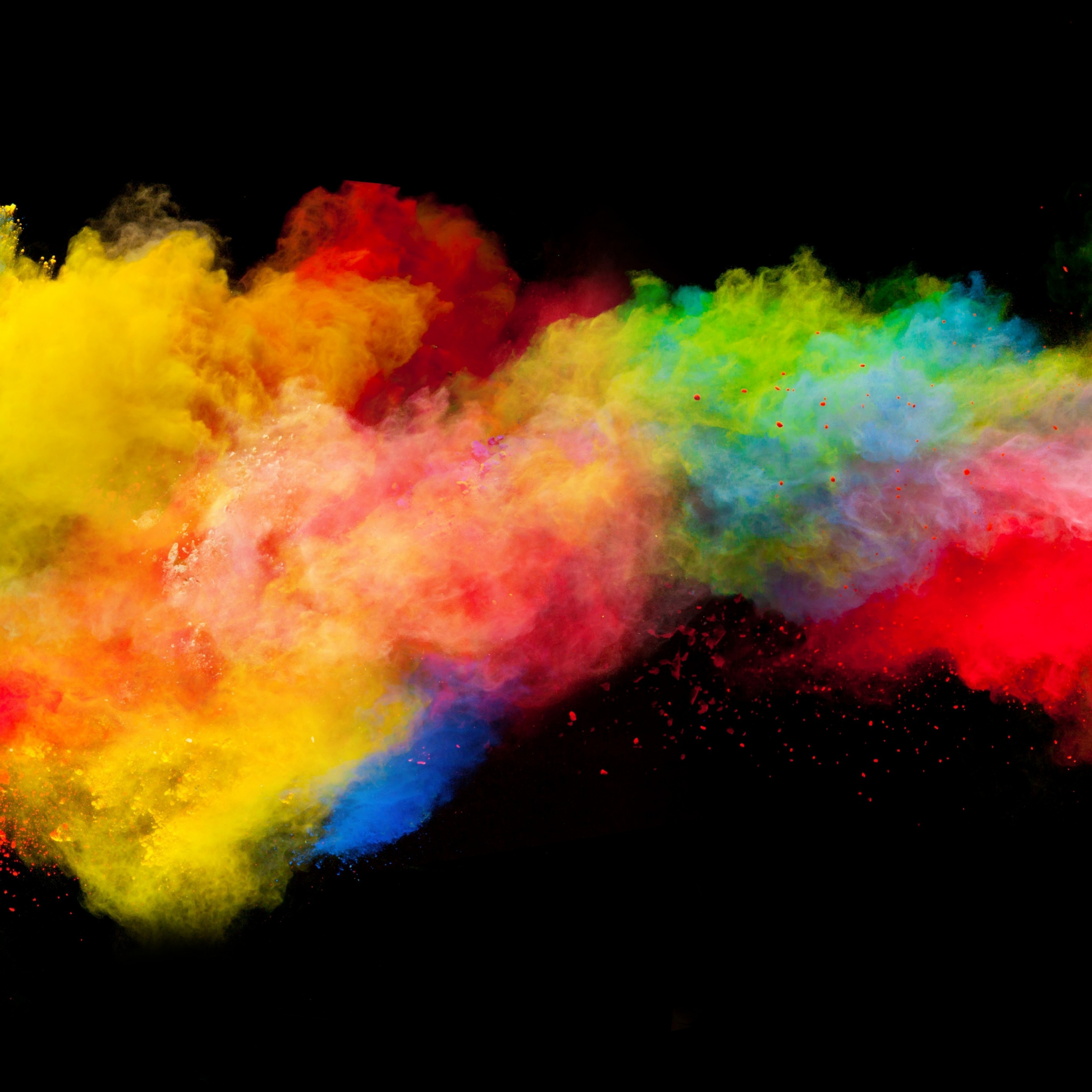 Colorful, Powder, Explosion, Wallpaper - Davinci Resolve - 2248x2248 ...