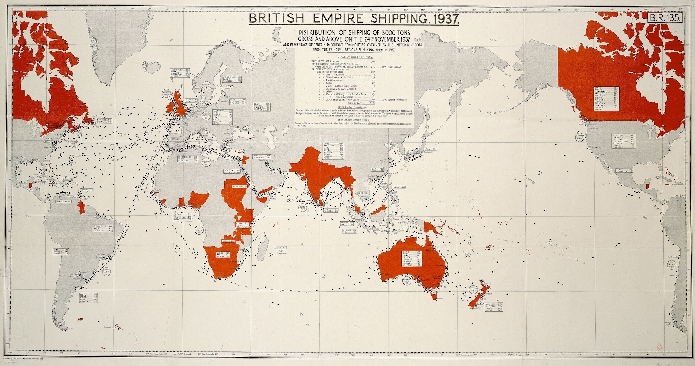 1700s British Empire Map