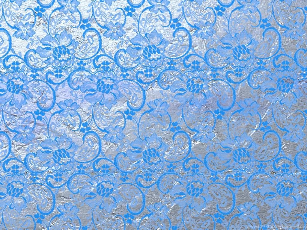 Wallpapers Blue Lace Metallic The Free - Silver And Blue Background ...