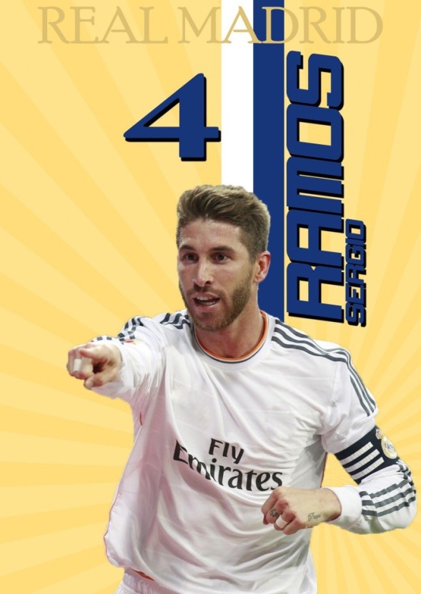 Sergio Ramos Poster - 589x832 Wallpaper - teahub.io