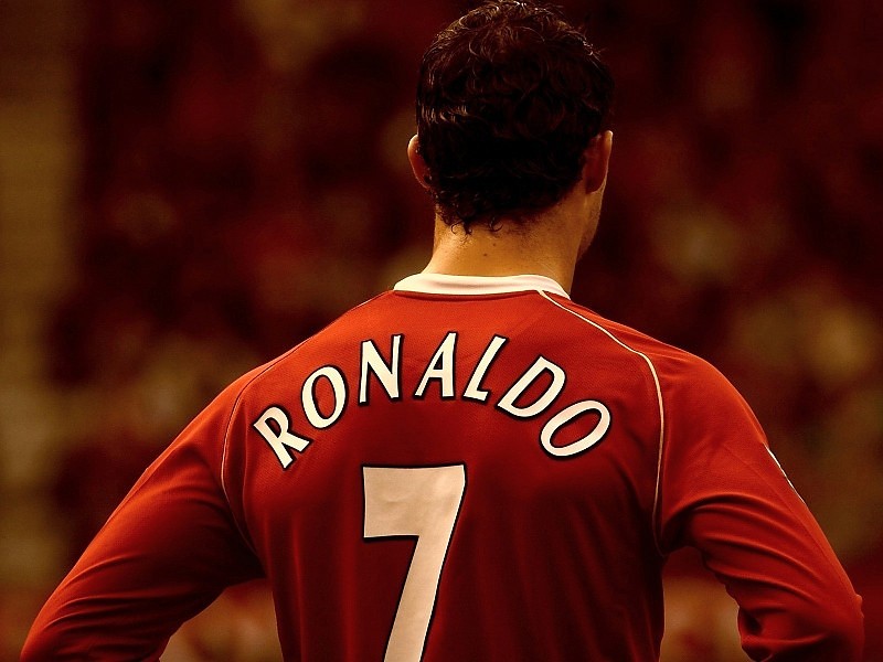 Cristiano Ronaldo Hd Wallpapers - Cristiano Ronaldo Back Black Jersey ...