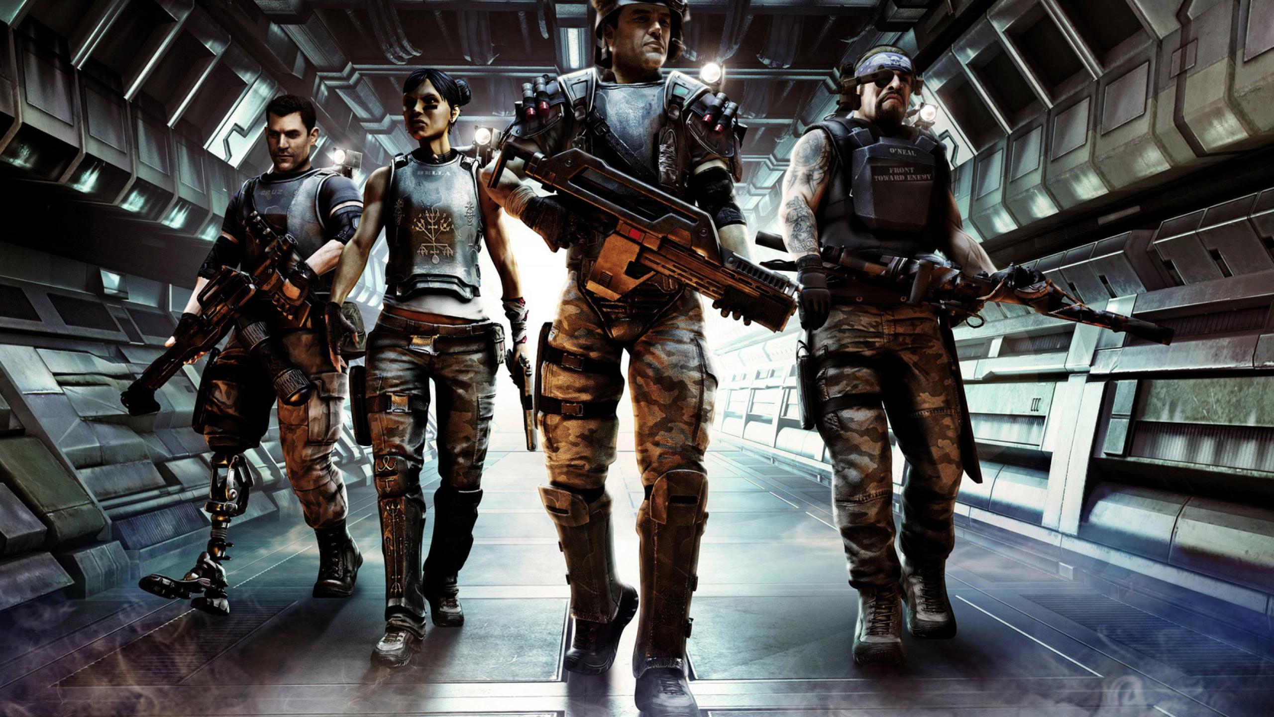 Aliens Colonial Marines Art - 2560x1440 Wallpaper - teahub.io