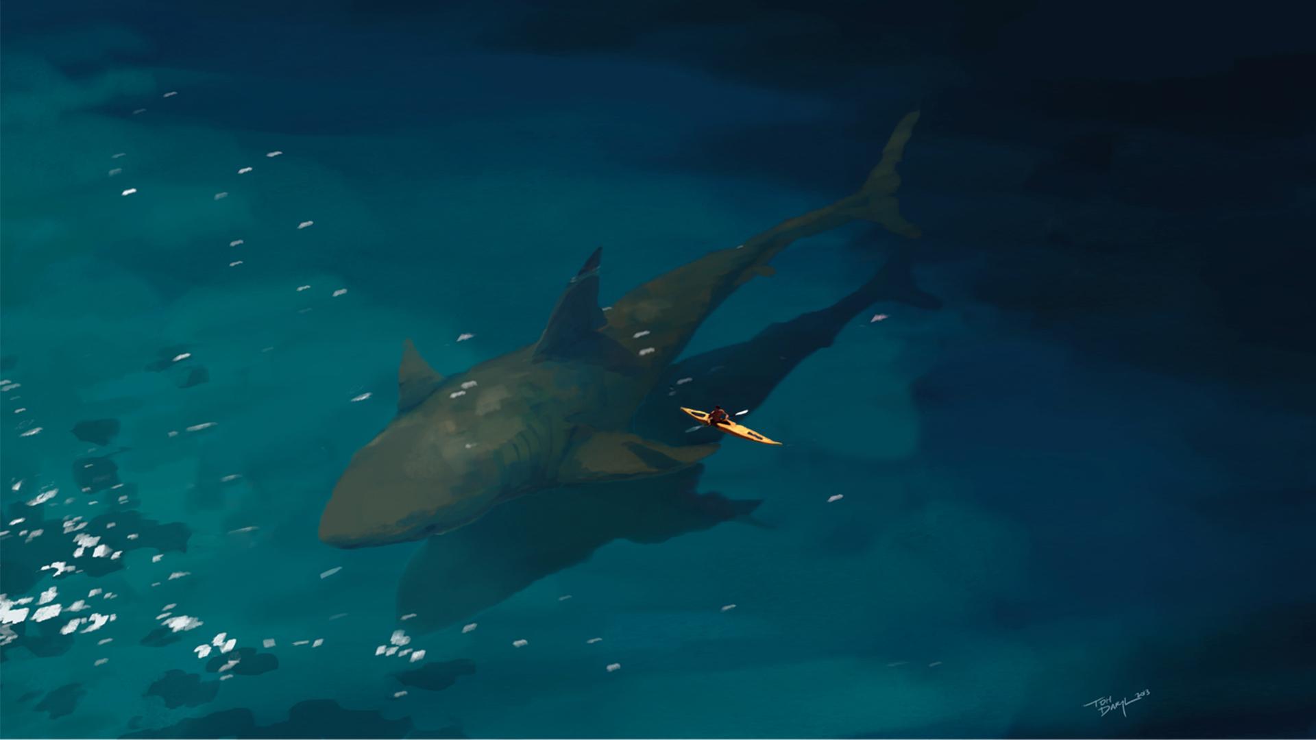 God Shark - 1920x1080 Wallpaper - teahub.io