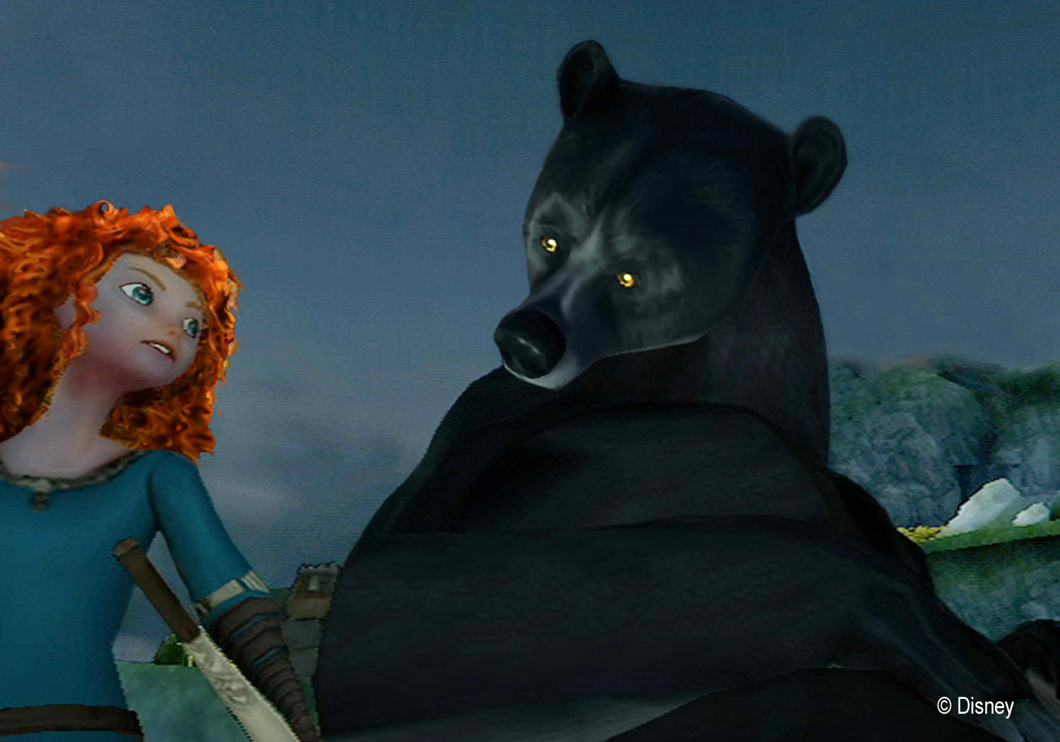 Brave Merida Bear - Merida And The Bear - 1500x1050 Wallpaper - teahub.io