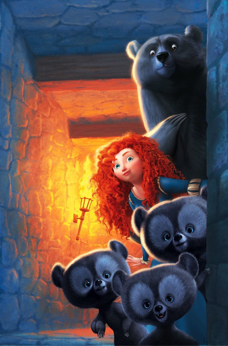 Brave Merida And Bear - 726x1099 Wallpaper - teahub.io