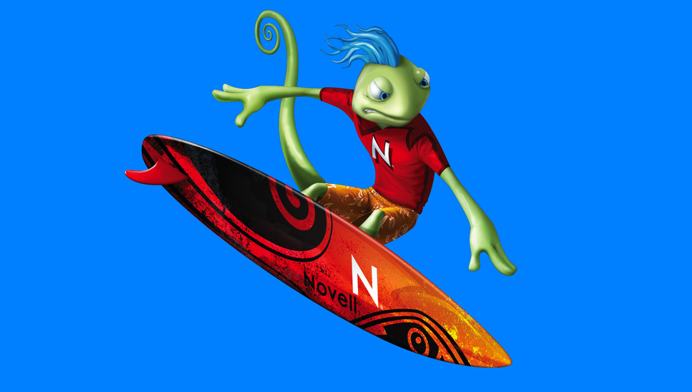 Lizard, Suse Linux Geeko, Novell, Surfer Desktop Background - Suse ...