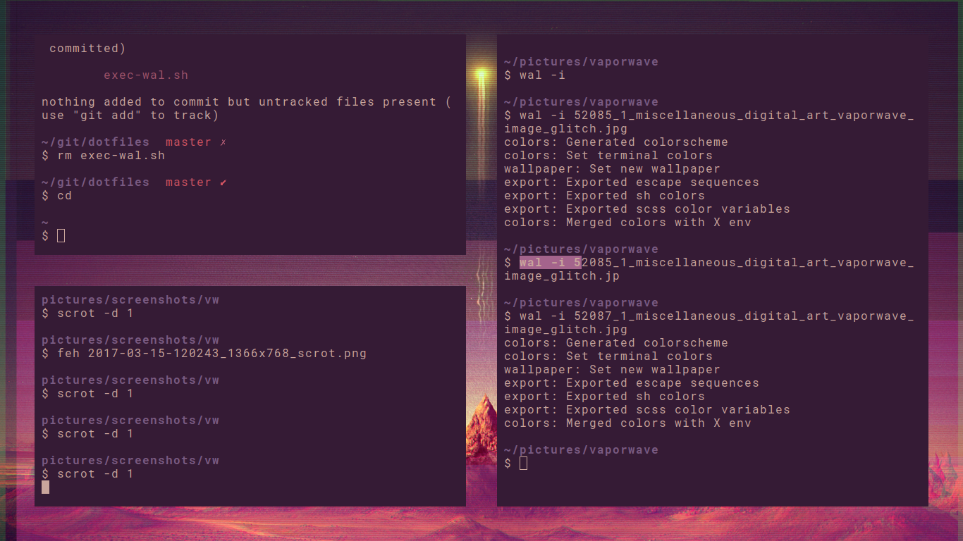 Vaporwave Linux - 1366x768 Wallpaper - teahub.io