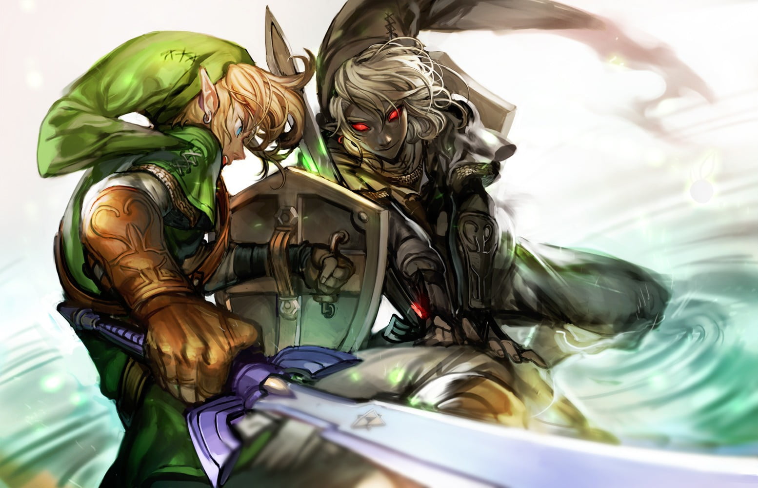 Link And Shadow Link - 1554x1000 Wallpaper - teahub.io