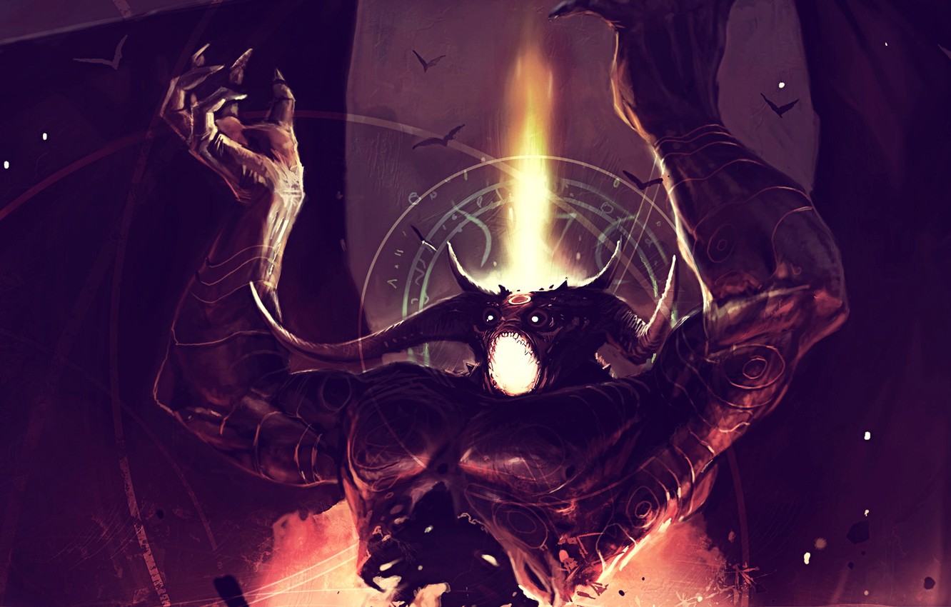 Photo Wallpaper The Demon, The Lord Of The Rings, John - Magic The ...