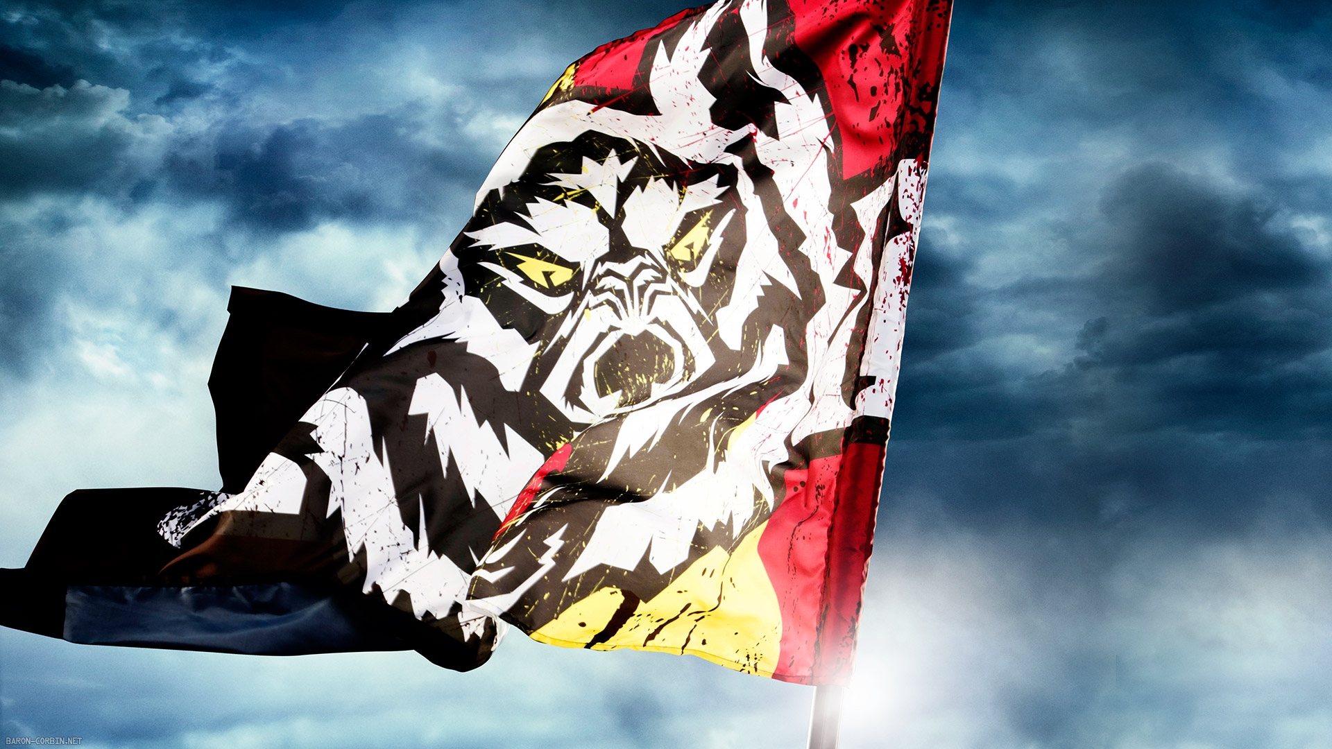 Wwe Baron Corbin Wolf Logo - 1920x1080 Wallpaper - teahub.io