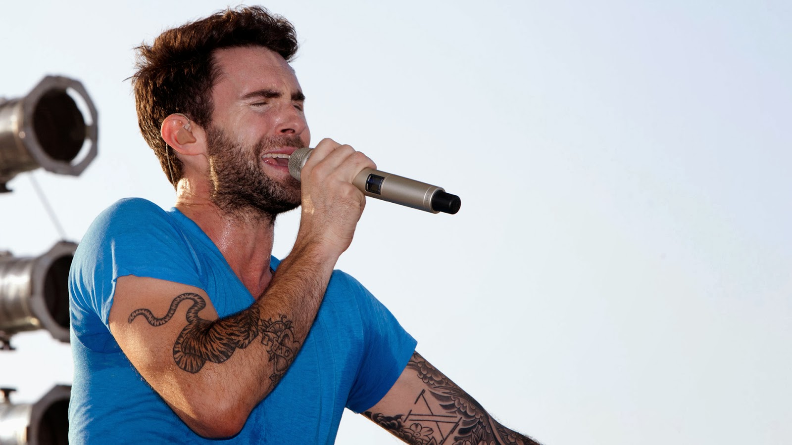 Adam Levine Collage Wallpaper