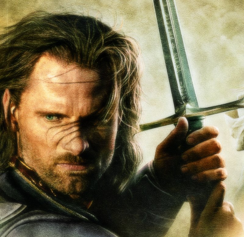 Aragorn With His Sword - 800x779 Wallpaper - teahub.io