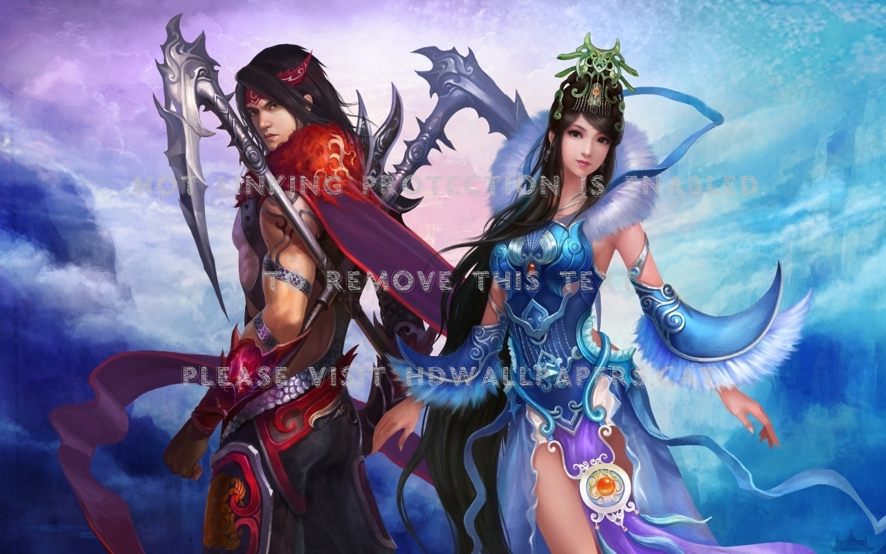 Princess And Bodyguard Weapons Fantasy - Jade Dynasty - 1280x800 ...