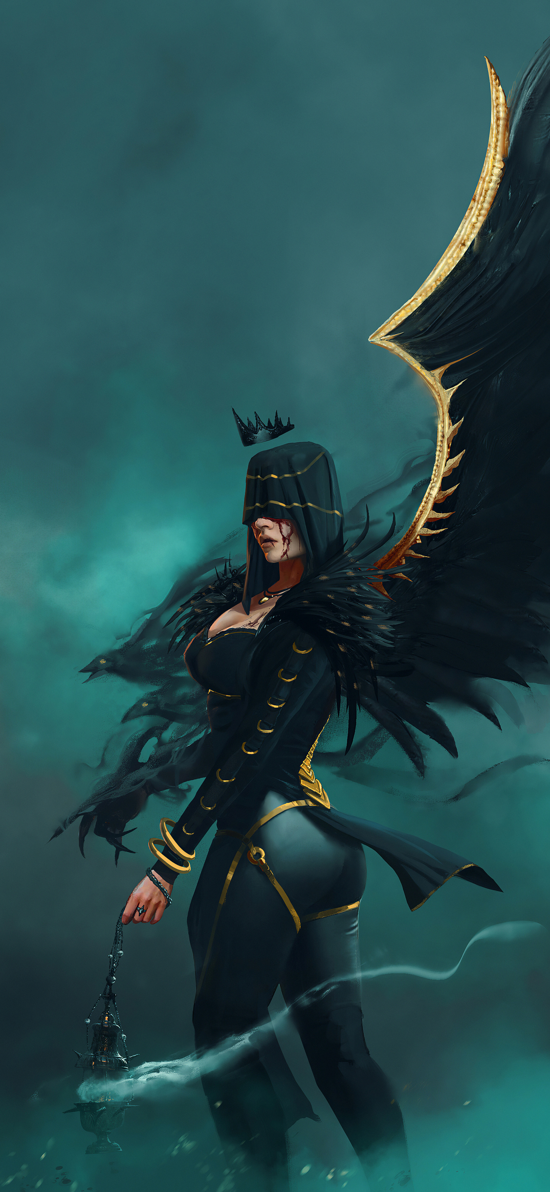 Raven Witch - 1125x2436 Wallpaper - teahub.io