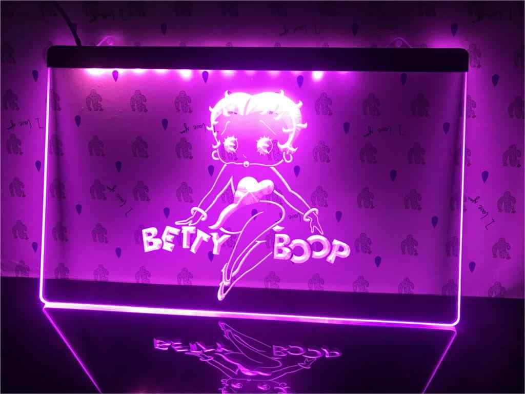 G197-betty Boop Led Light Sign - Betty Boop - 1024x768 Wallpaper ...