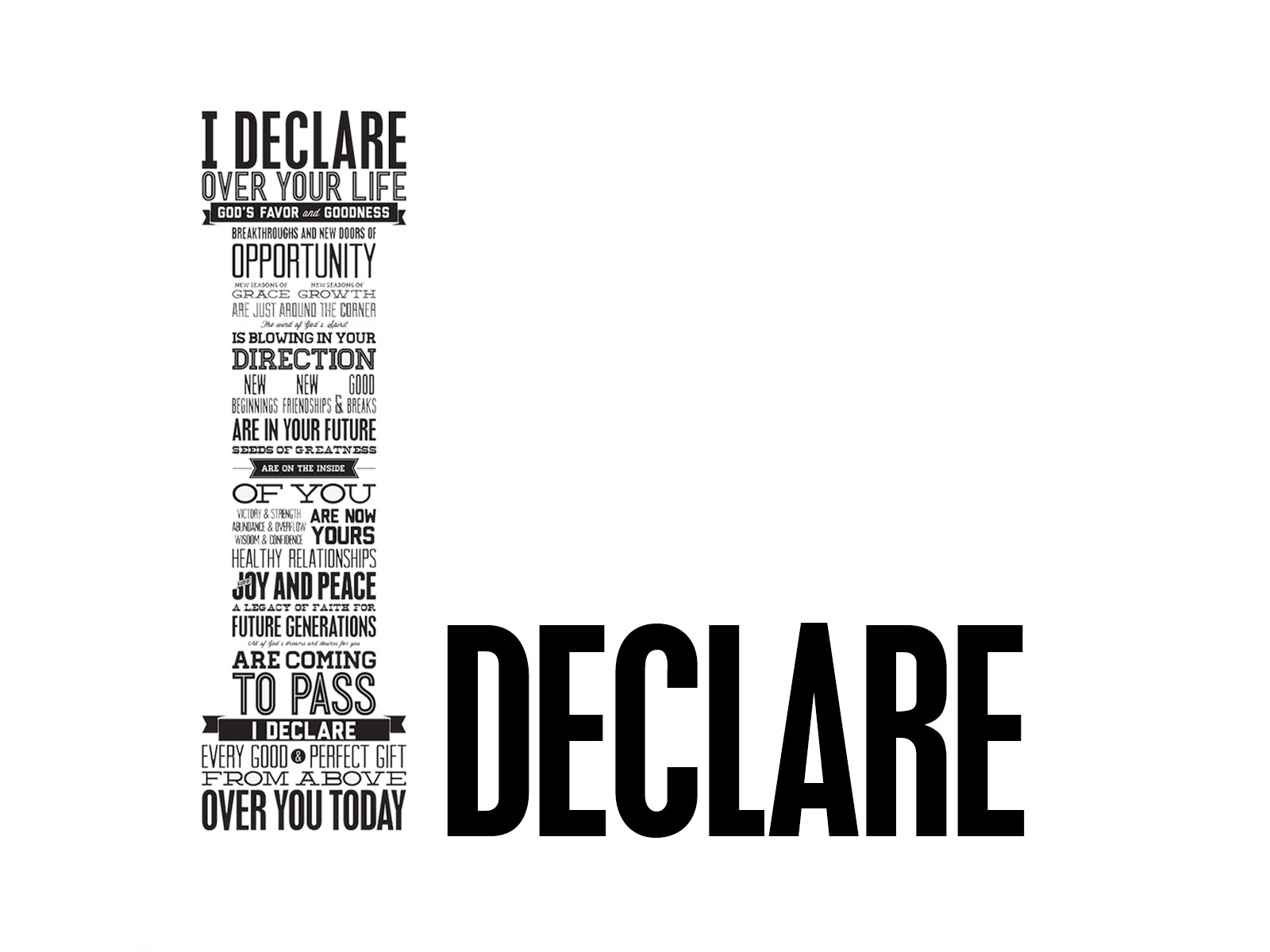 Declare And Decree Quotes - 1600x1200 Wallpaper - teahub.io