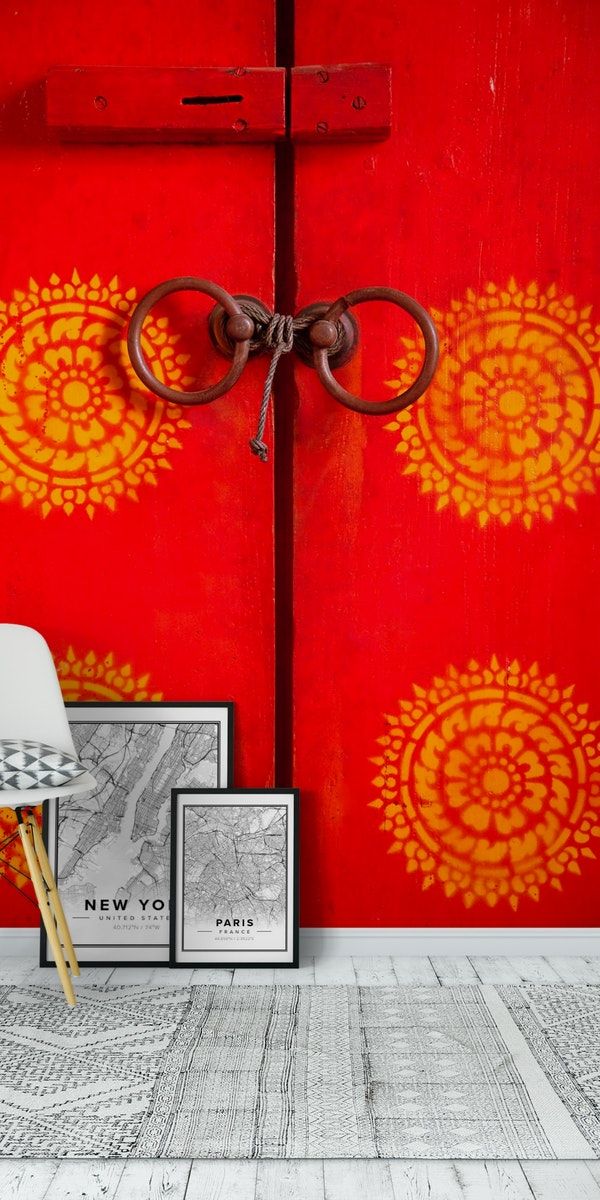 Ombre Geometric Pattern Wall - 600x1200 Wallpaper - teahub.io