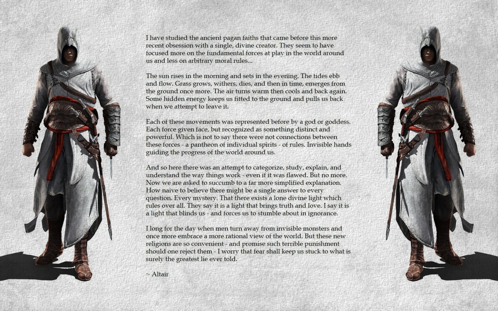 Assassin S Creed - Altair Assassin's Creed Character - 1680x1050 ...