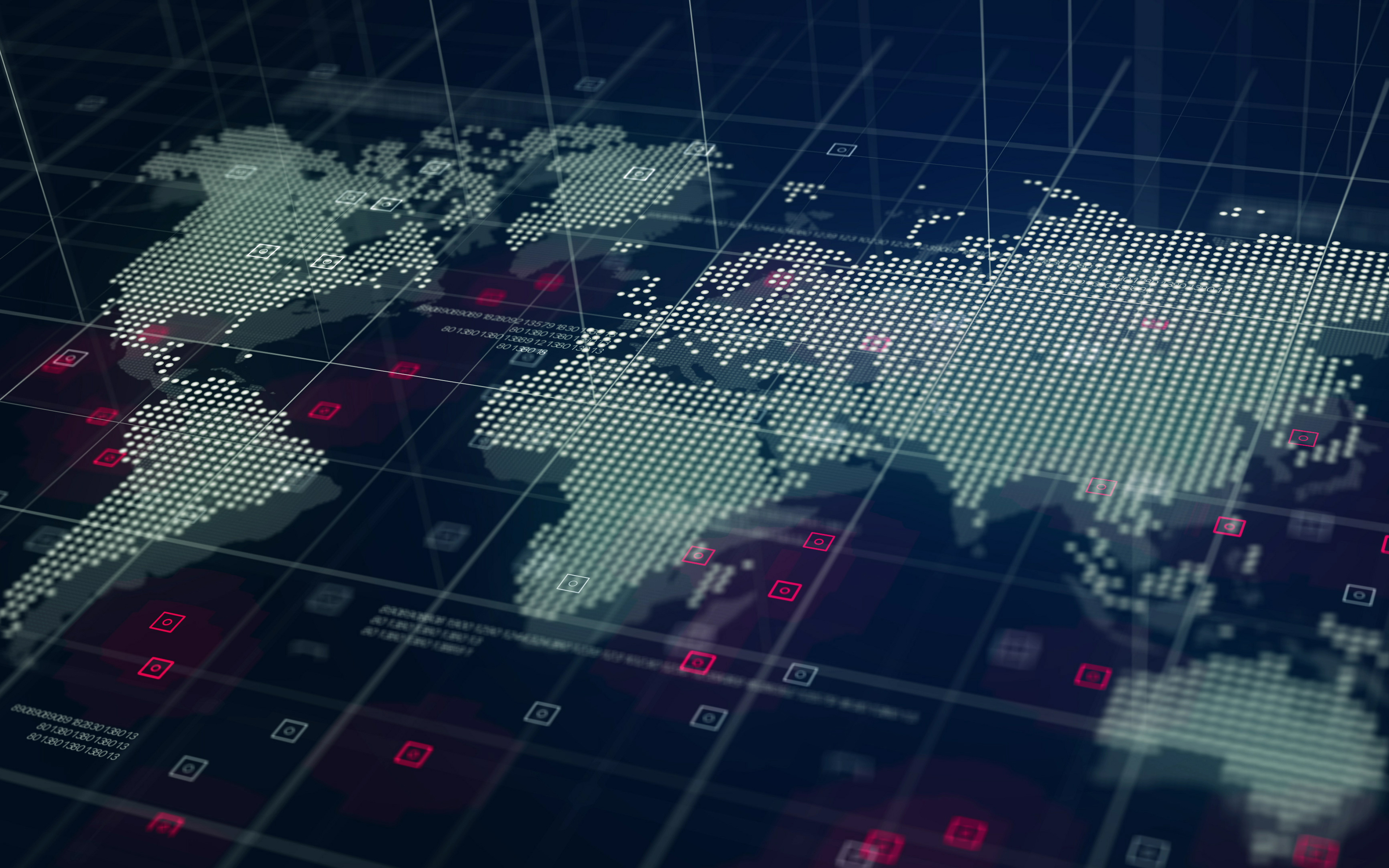 Digital World Map, 4k, Creative, World Map Concept, - High Resolution ...