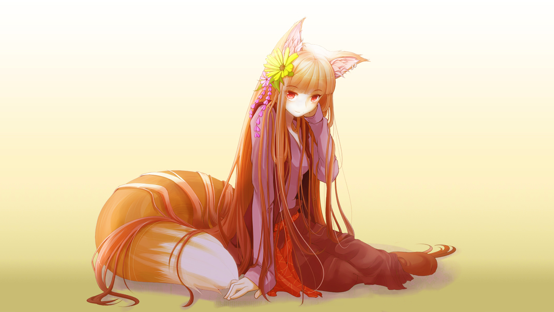 Spice And Wolf - Spice And Wolf Holo Tail - 1920x1080 Wallpaper - teahub.io