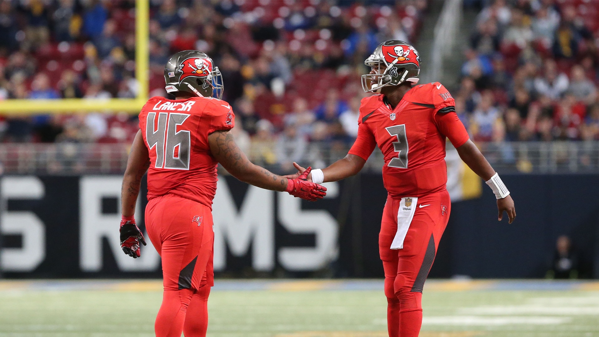 Tampa Bay Bucs Red Uniforms 1920x1080 Wallpaper